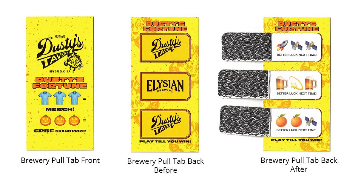 Cust Promotional Pull-Tabs & Scratch-Off Tickets | Pull-to-Win : Pull ...