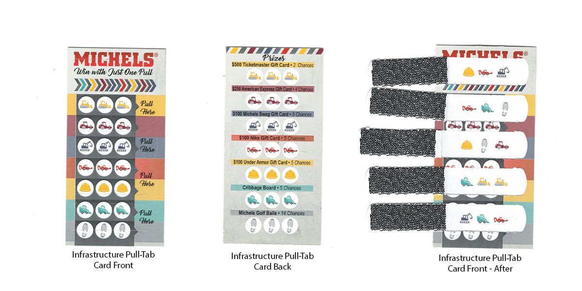 Cust Promotional Pull-Tabs & Scratch-Off Tickets | Pull-to-Win : Pull ...