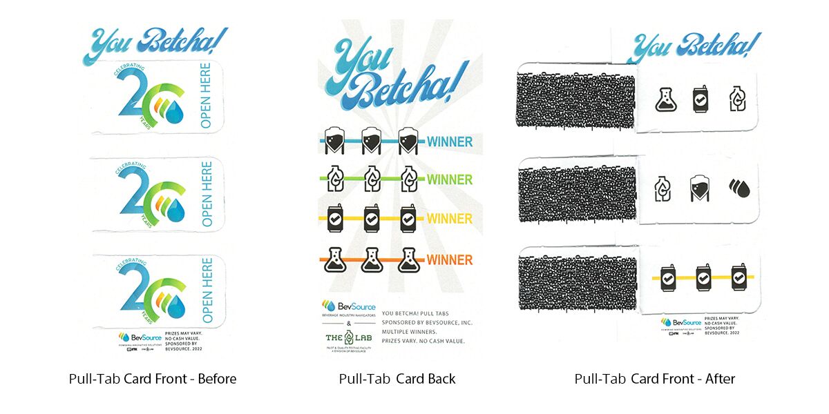 Cust Promotional Pull-Tabs & Scratch-Off Tickets | Pull-to-Win : Pull ...